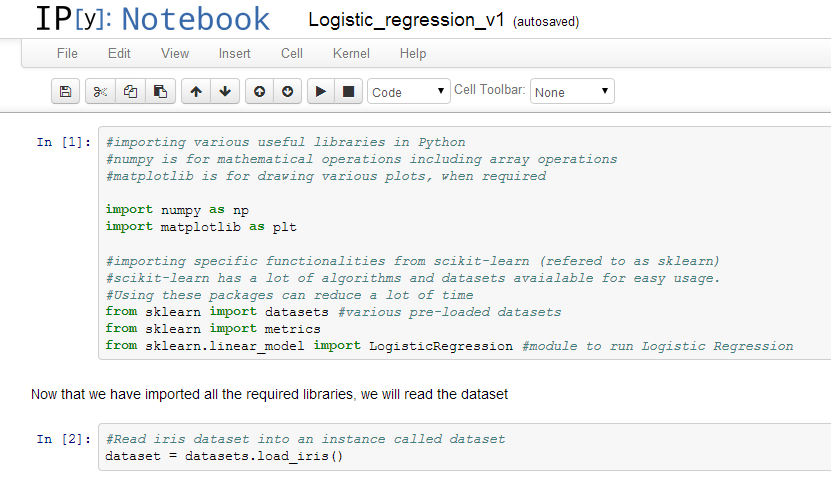 Baby steps in learning Python for data analysis
