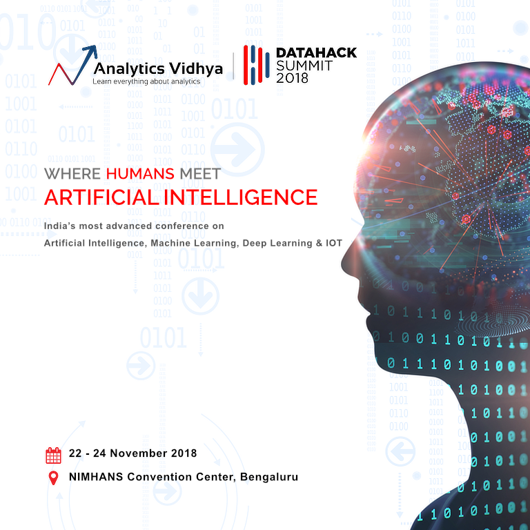 DataHack Summit 2018 | Where Humans Meet Artificial Intelligence