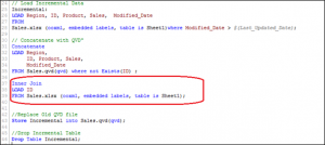 How To Implement Incremental Load In QlikView?