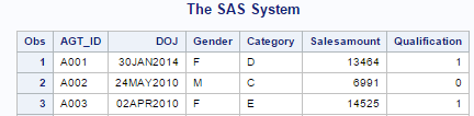 SAS PROC Format | Predefined and User Defined Format in SAS
