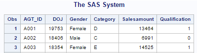 SAS PROC Format | Predefined and User Defined Format in SAS
