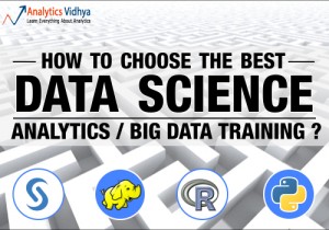 Choose The Right Data Science / Analytics Training