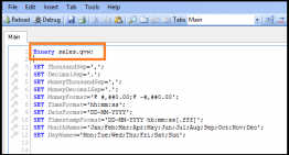 Reuse Qlikview Data Model in Another File Using Binary Load