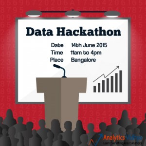 Data Hackathon by Analytics Vidhya, Bangalore Chapter, Karnataka, 14th June 2015