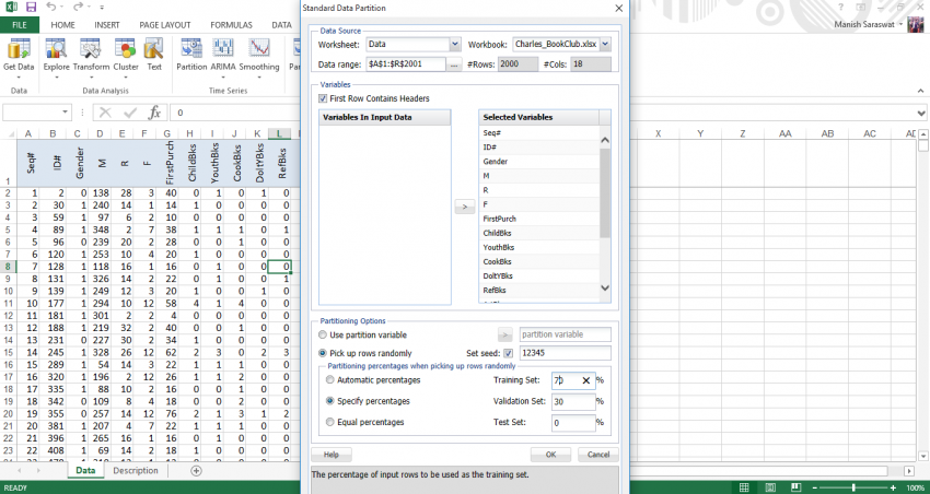 Getting started with Machine Learning | XLMiner MS Excel