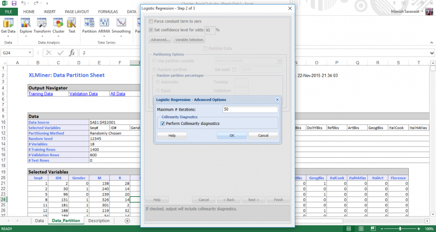Getting started with Machine Learning | XLMiner MS Excel