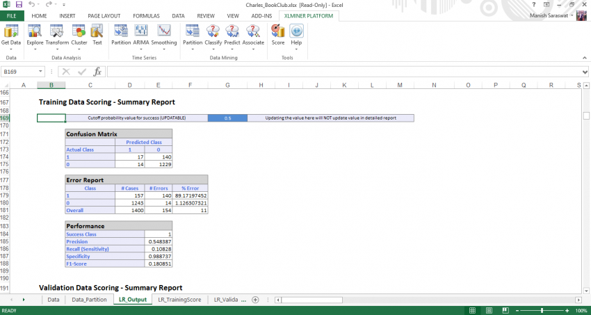 Getting started with Machine Learning | XLMiner MS Excel
