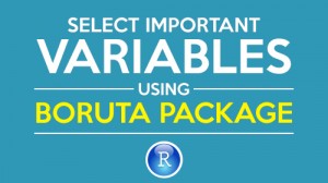 Boruta | Boruta Feature Selection In R